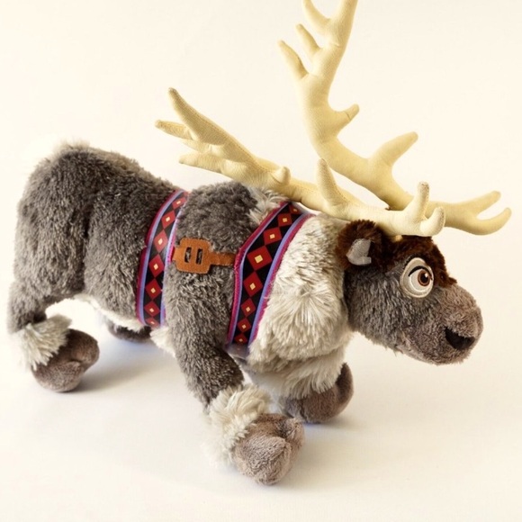 Disney | Toys | Sven Frozen Gray 7 Reindeer Plush Stuffy Stuffed Animal ...